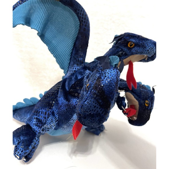 Folkmanis Puppets | Toys | Folkmanis 3 Three Headed Blue Dragon Puppet ...